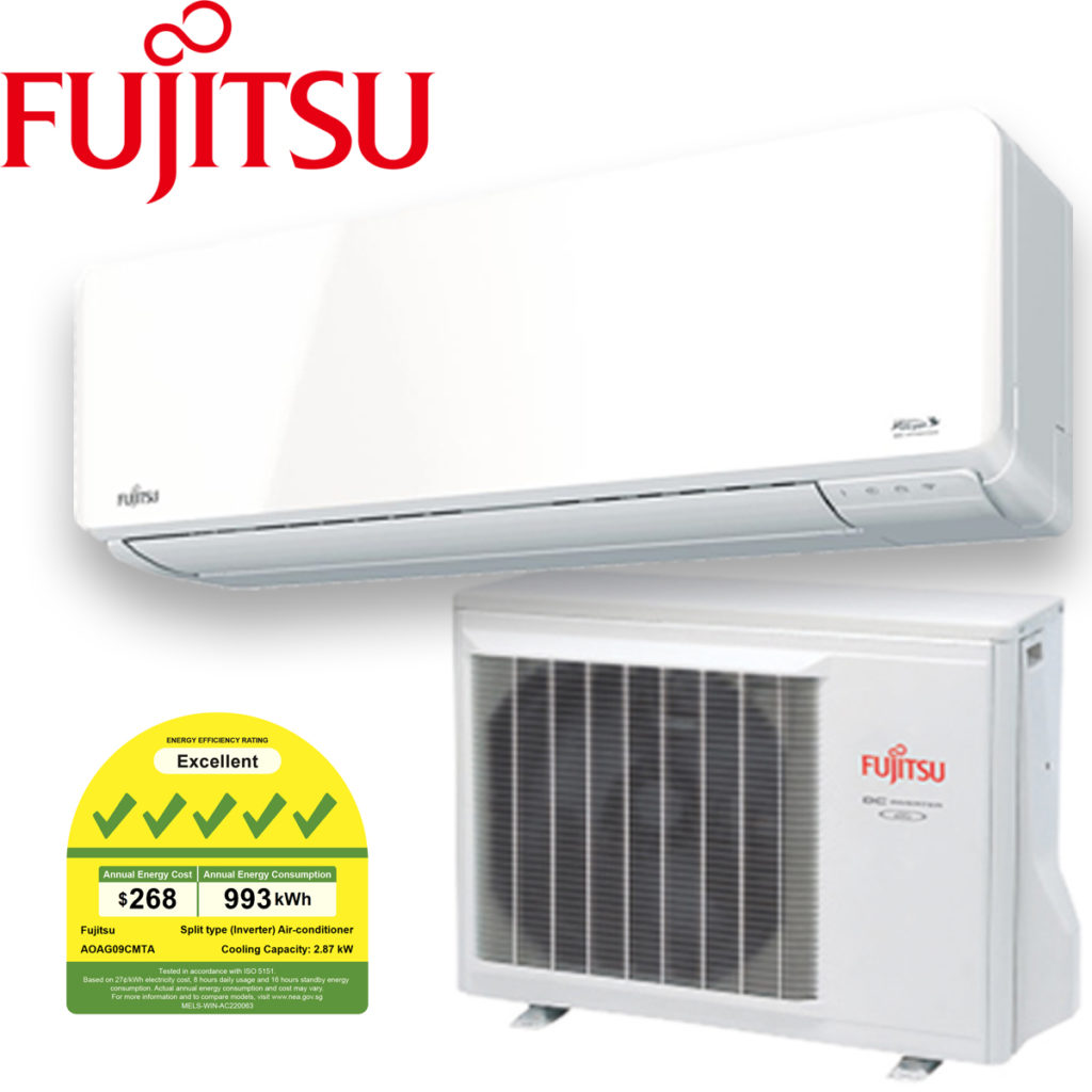 Fujitsu R32 Single Split AOAG09CMTA/ ASAG09CMTA | COOLSERVE